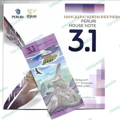 Jual Test note Peruri Testnote Elang 3.1 Polymer Plus Folder - UNC ...