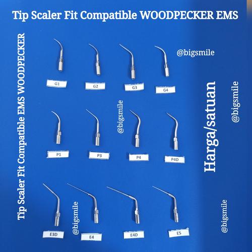 Jual Scaler Tip Fit EMS Woodpecker Ultrasonic Scaler Tip Woodpecker EMS ...