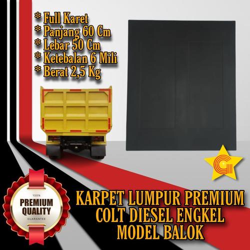 Jual Karpet Alas Lumpur Roda Balok 50x60cm 6mm Premium Engkel Colt ...