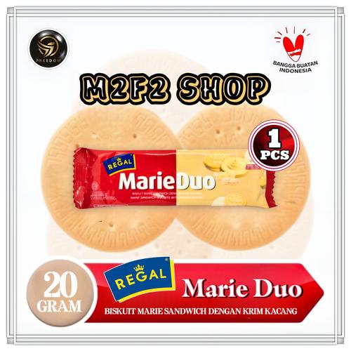 Jual Biskuit Regal Marie Duo Mini Sandwich Sachet - 20 gr (Harga Satuan ...