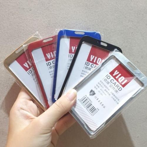 Jual Tempat Id Card Idcard Alumunium Besi Kuat Nametag Name Tag Kantor ...