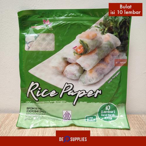 Jual Rice Paper / Spring Roll / Kulit Lumpia Vietnam Bulat 10 Lembar JSF - Jakarta Utara ...