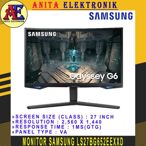 Jual MONITOR SAMSUNG 27" G65B Odyssey G6 240Hz QHD LS27BG652EEXXD ...