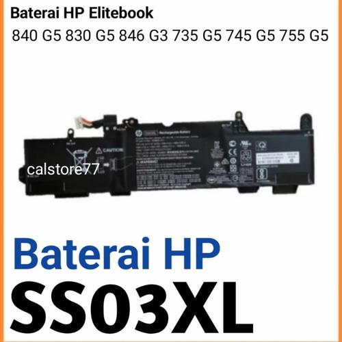 Jual Baterai SS03XL HP EliteBook 840 G5 830 G5 846 G3 735 G5 745 G5 755 ...