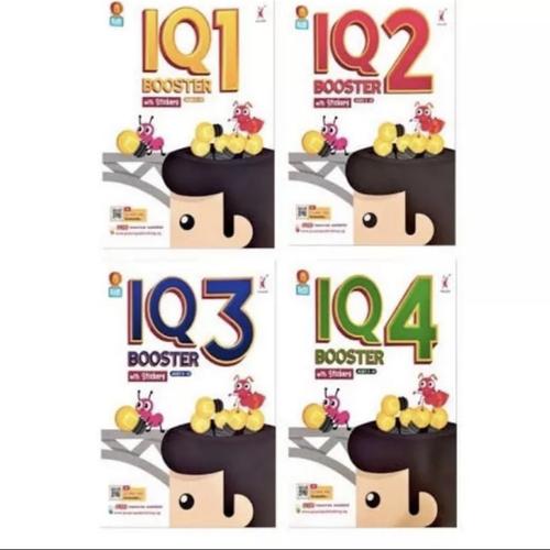 Jual IQ Booster 1 2 3 4 Buku Aktivitas Test IQ Anak Kids Activity Book ...