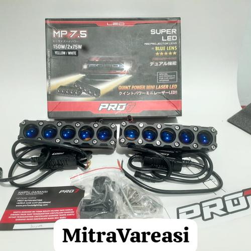 Jual MINI PROJIE SQL 5 MATA PRO7 MP 7.5 BLUE LENS LAMPU TEMBAK MP 7.5 ...