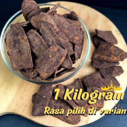 Jual 1kg Keripik Pisang Coklat Khas Lampung Rajacemil Keripik Pisang ...