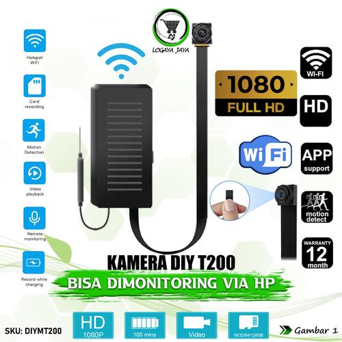 Promo Ultra Small Micro IP Camera Diy Module Pro T200 Wifi Wireless P2P ...