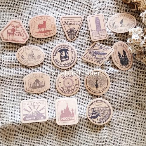 Jual La Felicia Sticker Motif Trip Negara Untuk Jurnal DIY Hiasan Craft ...
