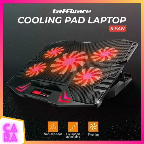 Jual Cooling Pad Laptop Cooler 5 Fan Taffware K5 - Biru - Jakarta Barat ...
