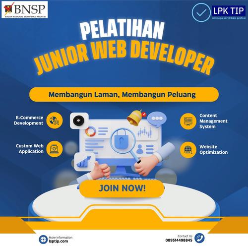 Jual Sertifikasi Junior Web Developer - Kota Tegal - LPK tip | Tokopedia