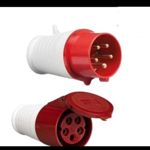 Jual surface mobile mounting 3p 4p 5p 16a 32a soket plug genset 3 p 16 ...