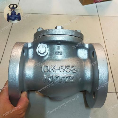 Jual Swing Check Valve Kitz Cast Iron Jis 10k DN 150 / Check Valve 6 ...