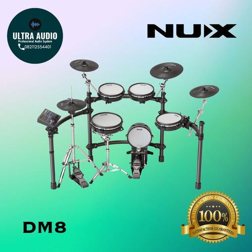 Jual NUX DM8 / DM 8 /DM-8 Digital Drum Mesh Head 9pcs Elektrik Kit ...