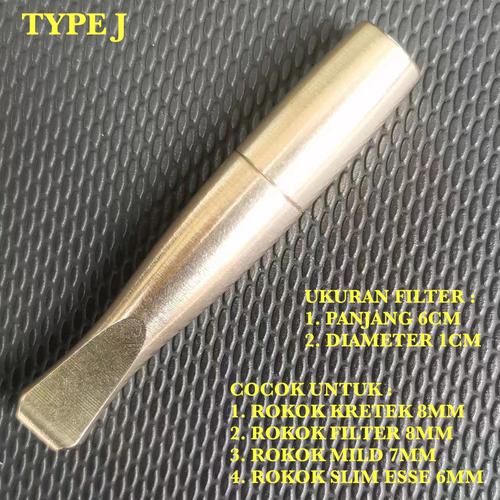 Jual PIPA FILTER SARINGAN ASAP PERMANEN TANPA KARET BAHAN METAL SEMUA ...