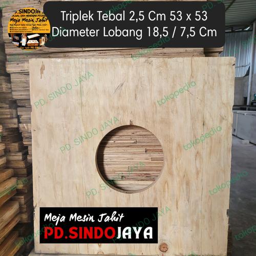Jual Triplek Tebal 2,5 Cm 53 x 53 Lubang Tengah - Kab. Tangerang - PD ...