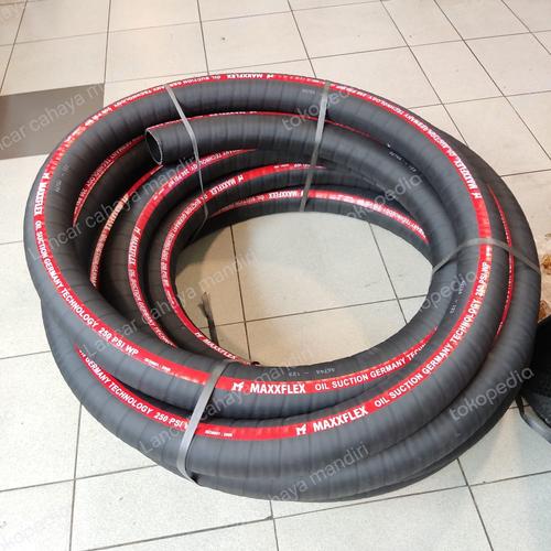 Jual maxxflex rubber hose 250 Psi Selang karet Oil Suction 11/4"Inch ...