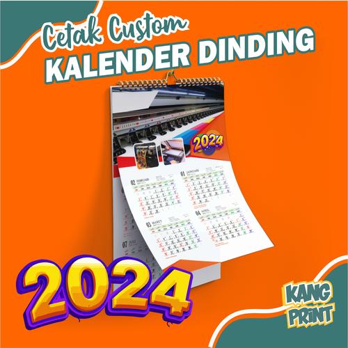 Jual Cetak Kalender dinding custom isi - 3 Lembar, Jepit Kaleng - Kota ...