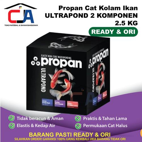 Jual Cat Kolam Ikan PROPAN ULTRA POND AQUARIUM 2 KOMPONEN 2.5KG GOJEK ...