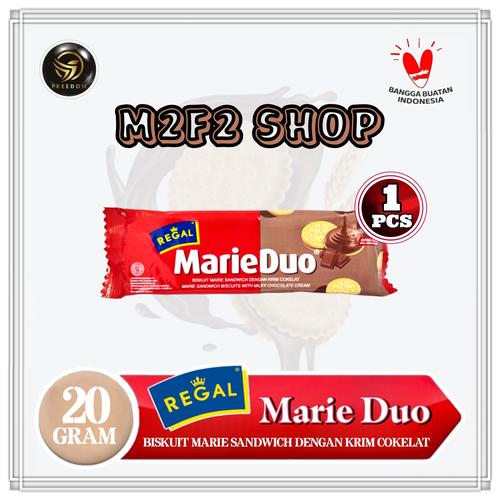 Jual Biskuit Regal Marie Duo Mini Sandwich Sachet - 20 gr (Harga Satuan ...
