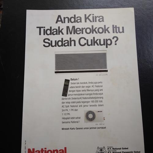 Jual iklan jadul Ac National copotan majalah lawas original - Kab ...