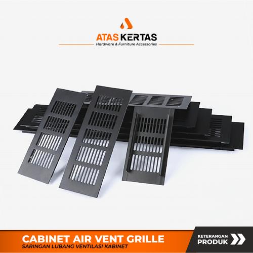Jual grill black lubang hawa aluminium ventilasi lemari kabinet kitchen ...
