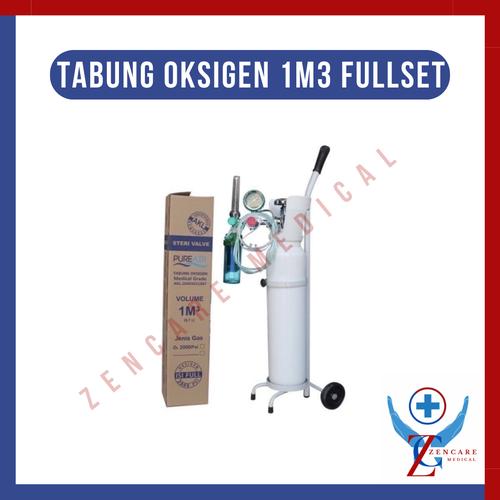 Jual Tabung Oksigen 1M3 ( Full Set Siap Pakai ) / Alat Bantu Pernafasan ...