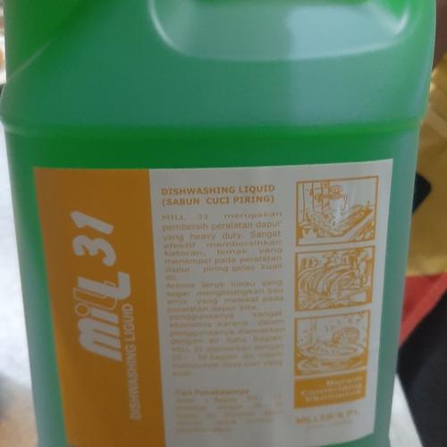 Jual MiLL 31 Dishwashing Liquid Sabun Cuci Piring 4 Liter - Jakarta ...