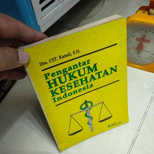 Jual Pengantar HUKUM KESEHATAN Indonesia Drs.CST,Kansil,SH - Jakarta ...