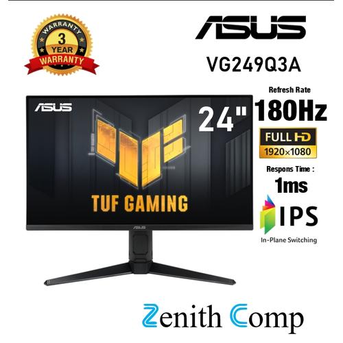 Jual Monitor ASUS TUF Gaming VG249Q3A 24", IPS, FHD 1980x1080, 180Hz ...