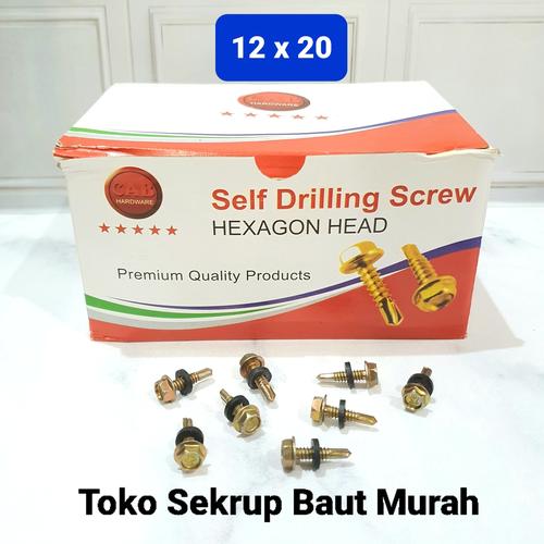 Jual Baut Drilling / Roofing Screw / Driling Sds/Sekrup Baja Ringan ...