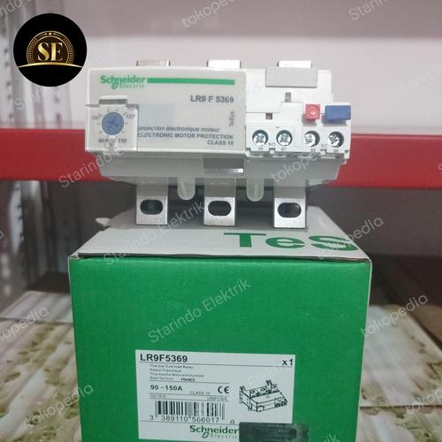 Jual Thermal Overload Relay TeSys Schneider TOR LR9F5369 90A-150A ...