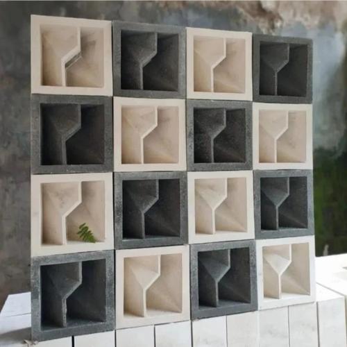 Jual Roster beton/Roster minimalis/Roster modern/Motif kembang putih ...