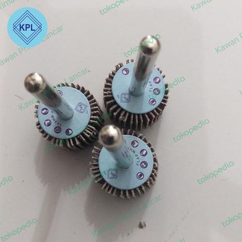 Jual Spindle Flap Wheel / Rotary fan grinder dia 25x20x6 mm grit 80 ...