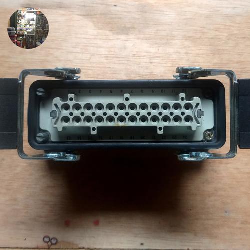 Jual Connector Harting Heavy Duty H-BE 24BS 24pin Original Germany ...