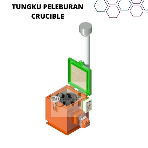 Jual Mesin peleburan logam crucible Tungku Peleburan Kuningan - Kab ...