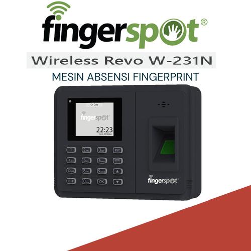 Jual Fingerprint Wifi Fingerspot Revo W-231N Mesin Absensi Online Revo ...