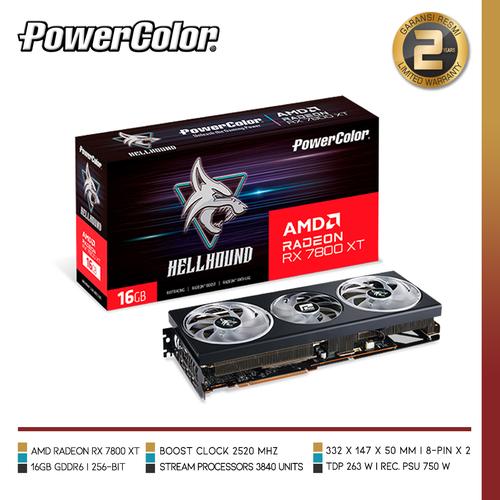 Promo POWERCOLOR Hellhound AMD Radeon RX 7800 XT 16GB GDDR6 Cicil 0% 3x ...