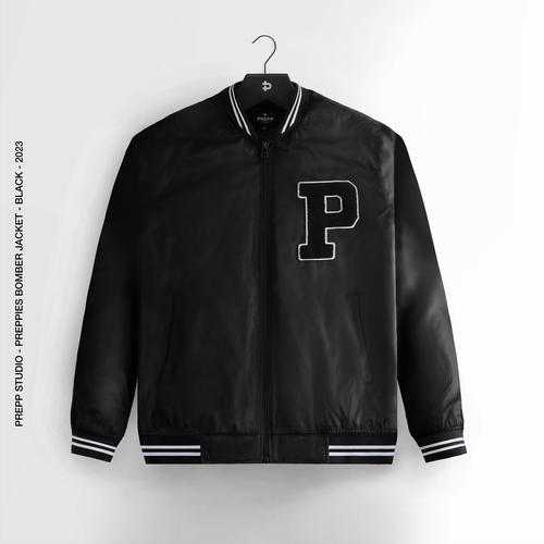 Jual JAKET PREPP STUDIO PREPPIES BOMBER JACKET BLACK - S - Jakarta ...