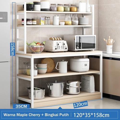 Promo Rak Dapur Serbaguna Besi Rak Susun Lemari Dapur Kitchen Rak ...