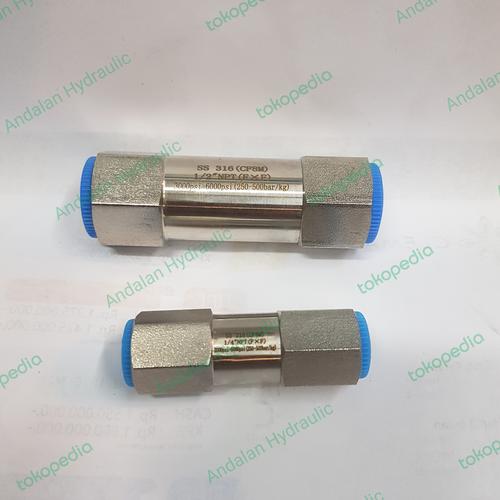 Jual CHECK VALVE STAINLESS SS316(CF8M) 3/4" / CHEK VALVE SS 3/4INCH NPT ...