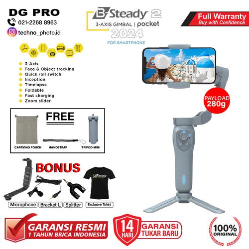 Jual Brica B-Steady 2 Pocket 3-axis Gimbal Stabilizer - BSteady 2P - 2 P - STEADY 2P 2024, PKT ...