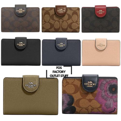 Jual MEDIUM CORNER ZIP WALLET Signature coated canvas and smooth ...