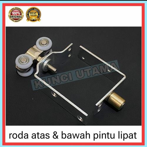 Jual roda pintu lipat atas bawah HEAVY DUTY roda pintu folding gate ...