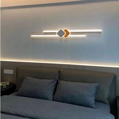 Jual Lampu Dinding Strip Panjang Minimalis Ruang Tamu Kisi Latar ...