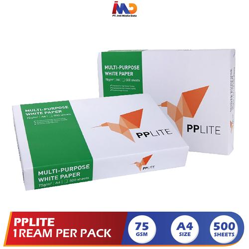 Jual PP Lite Kertas HVS A4 75gr Copier 1 Rim (500 lembar) Kertas HVS ...