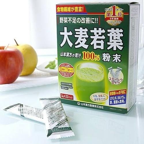 Jual Yamamoto aojiru young barley leaves 100% power 3 gr x 44 sticks ...