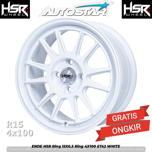 Jual VELG MOBIL ORIGINAL HSR ENDE RING 15 LUBANG 4X100 ET42 WARNA PUTIH - Jakarta Barat - VELG ...