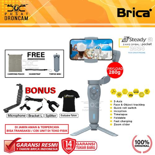 Promo Brica BSteady 2 Pocket 2024 - 3 Axis Gimbal Stabilizer B-Steady ...