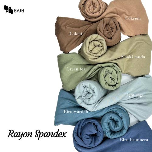 Jual Bahan Kain Rayon Spandex per 0,5 Kg - Kopi - Kota Bandung - Kain ...